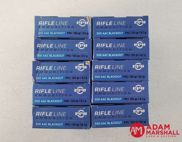 PPU Rifle Line 300 AAC Blackout - 125 Gr FMJ (10 X 20) - Adam Marshall ...