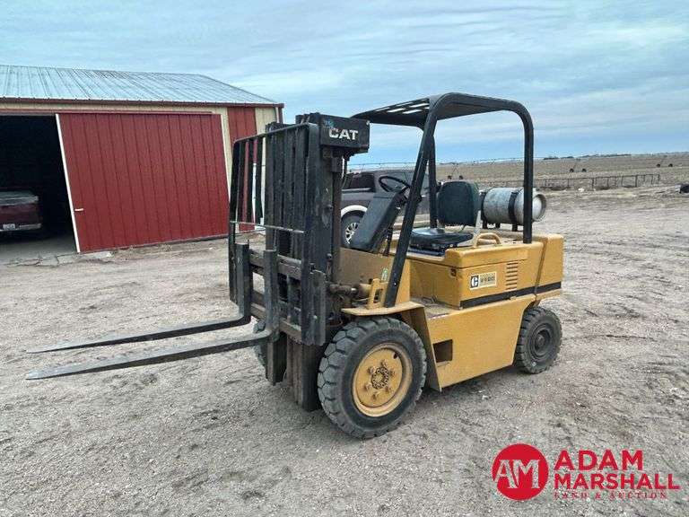 Cat V400 Forklift - Propane - Adam Marshall Land & Auction, LLC