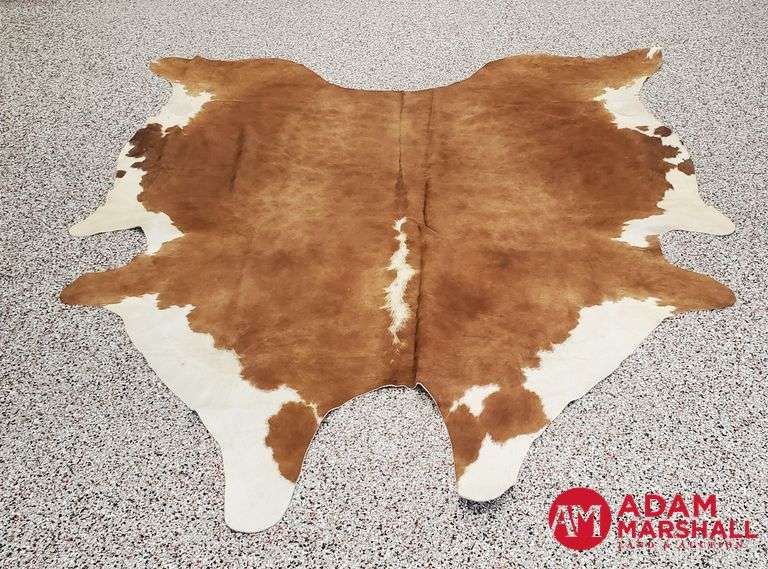 Hereford Cowhide Rug - Centers Measure 68" X 75" - Adam Marshall Land ...