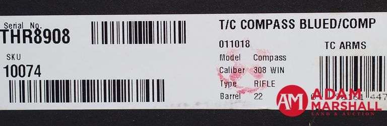 Smith & Wesson/Thompson Center TC Compass Bolt Action Rifle - 308 Win ...