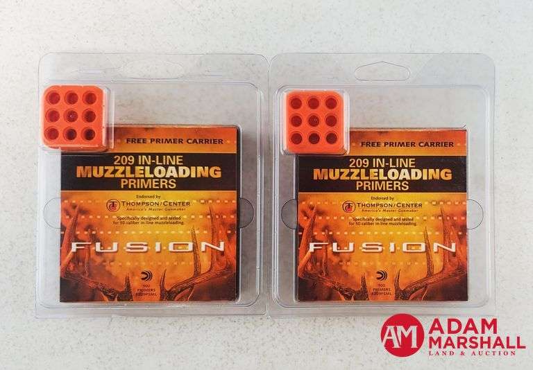 Muzzleloading Primers - Fusion 209 In-Line Primers (200) - Adam ...