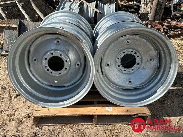 (4) 26 x 16 Galvanized Pivot Rims - Adam Marshall Land & Auction, LLC