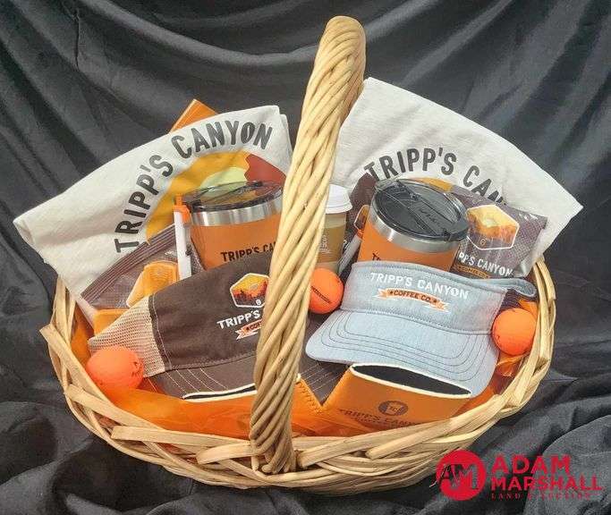 Coffee Swag Basket - Adam Marshall Land & Auction, LLC