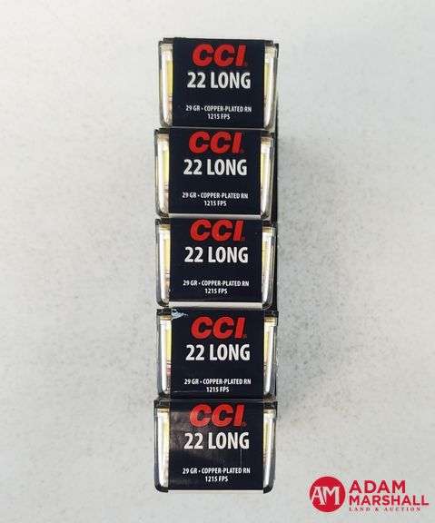 CCI 22 Long - 29 Gr Copper-Plated RN (5 X 100) - Adam Marshall Land ...