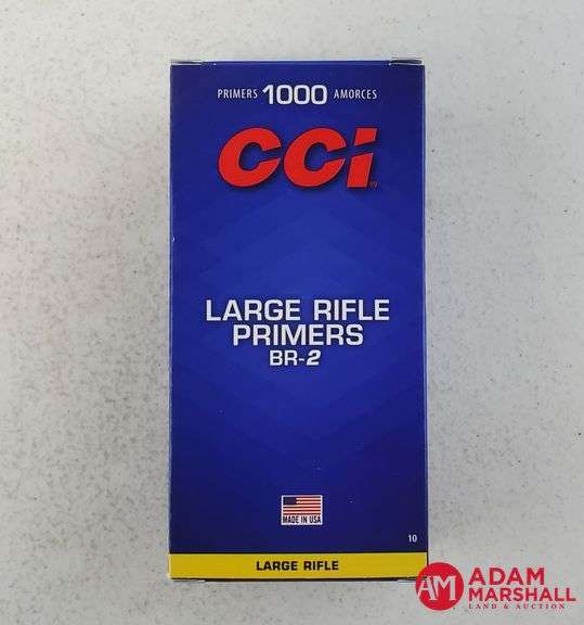 Primers - CCI Large Rifle Primers BR-2 (1000) - Adam Marshall Land ...