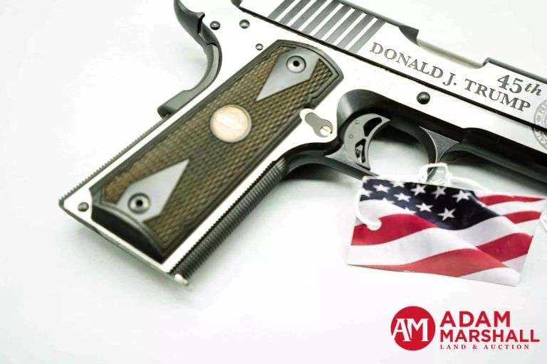 Auto-Ordnance TRUMP Model 1911A1 Pistol - 45 ACP - SN: AOB03827 - Adam ...