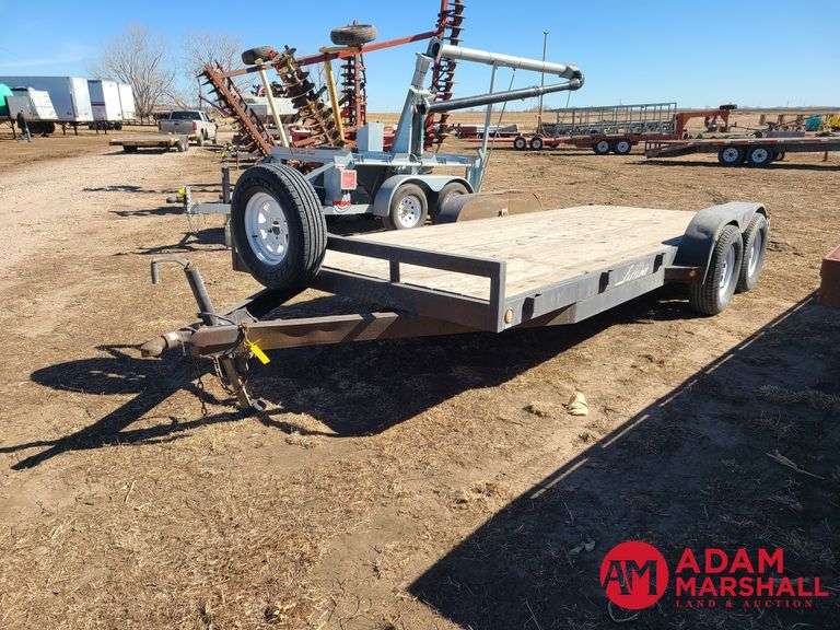 Fastline Flatbed Trailer - 6x18FT - Adam Marshall Land & Auction, LLC