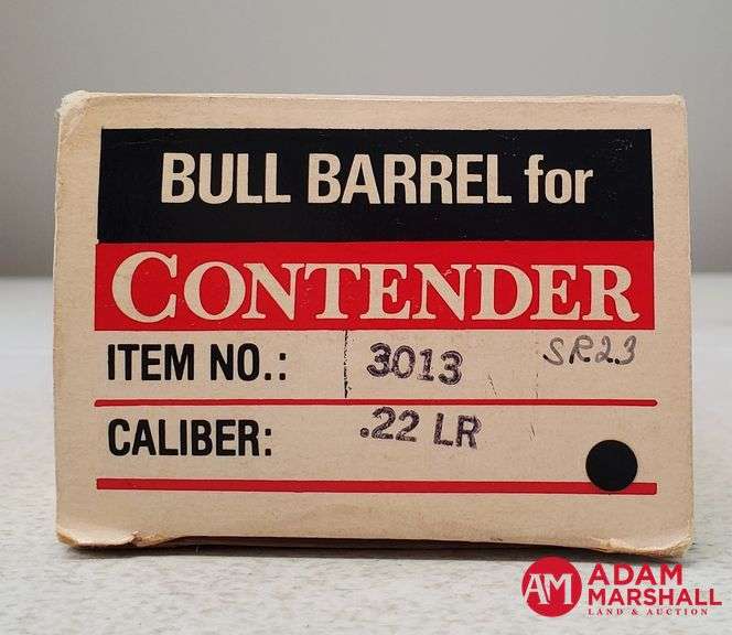 TC Contender 22 LR 10" Barrel - W/Box - Adam Marshall Land & Auction, LLC