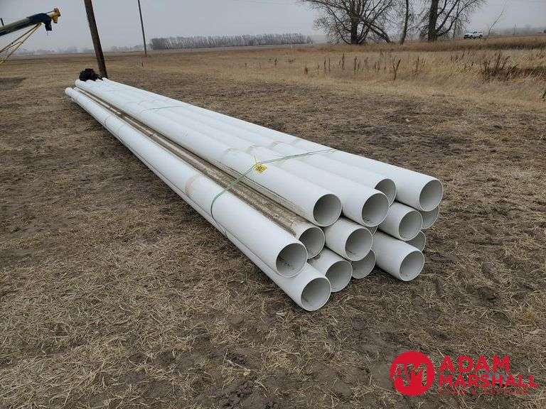 (15) Western Ag PVC Under Ground Pipe w/ RubberGaskets - Adam Marshall ...