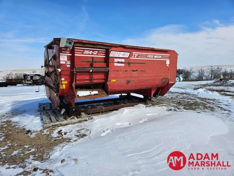 Roto-Mix 354-12 Feed Mixer Tub - Adam Marshall Land & Auction, LLC
