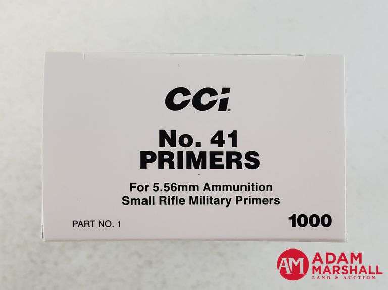 Primers - CCI Small Rifle Military No.41 For 5.56 MM Primers (1000 ...
