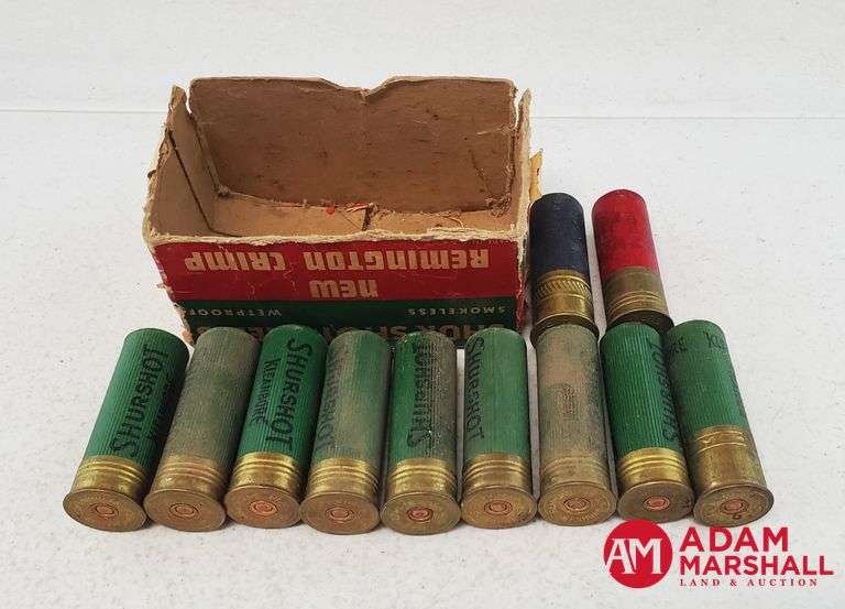 Vintage 12 GA Shells (11 Pcs) - Adam Marshall Land & Auction, LLC