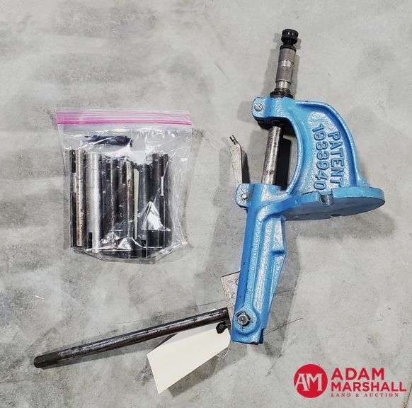 Pacific Reloading Press W/Assorted Shell Holders - Adam Marshall Land ...