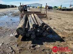 (28) Assorted Fence Posts - Adam Marshall Land & Auction, LLC