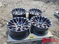 (4) "Fuel D829" Gloss Black w/ Red Tint Rims - Adam Marshall Land ...