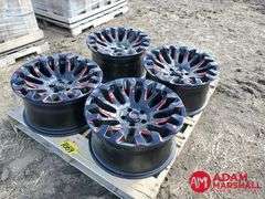 (4) "Fuel D829" Gloss Black w/ Red Tint Rims - Adam Marshall Land ...