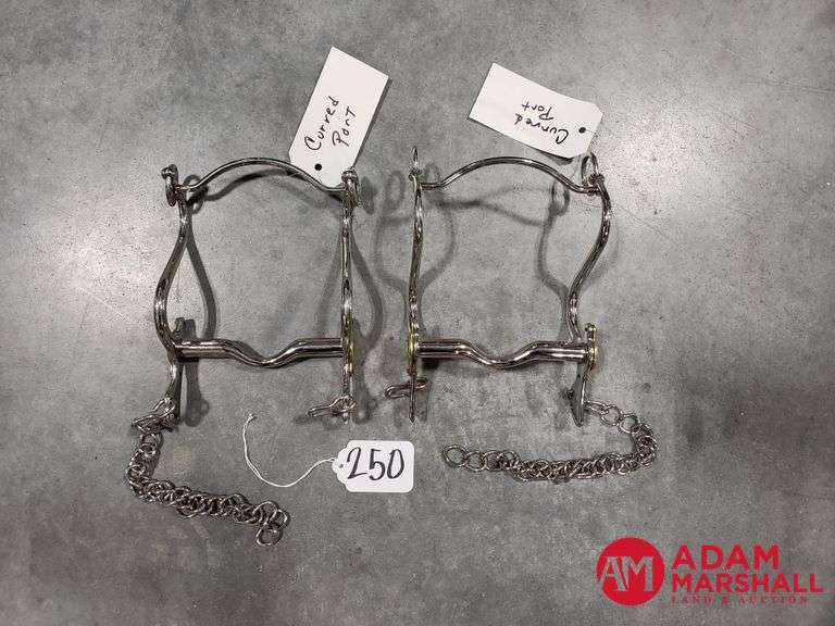 (2) Curved Port U.S. Army Buxton Bits - Adam Marshall Land & Auction, LLC