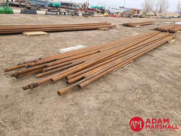 (40) 3" Well Pipe Sticks, 30-33FT - Adam Marshall Land & Auction, LLC