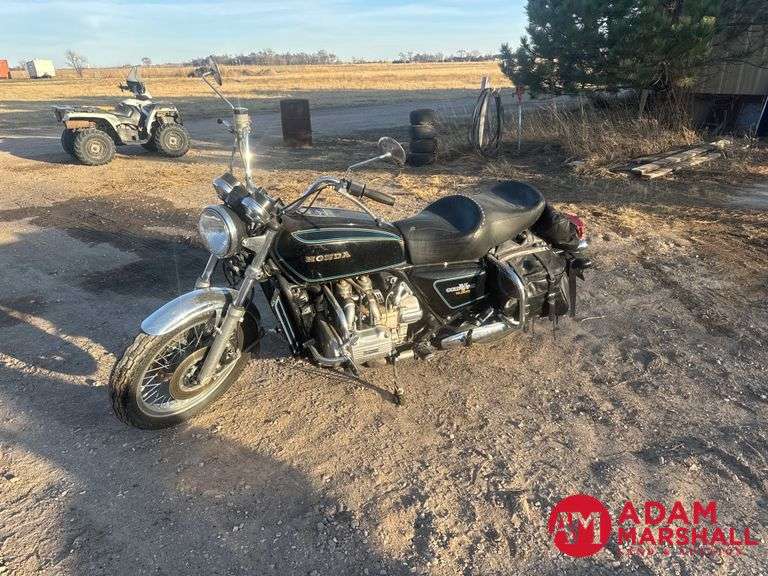 1977 Honda Goldwing GL1000 Motorcycle - Adam Marshall Land & Auction, LLC