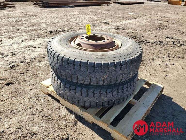 (2) Tires On Rims - Adam Marshall Land & Auction, LLC