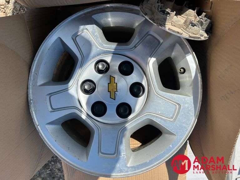 (4) Chevy 6 Bolt Wheels - Adam Marshall Land & Auction, LLC