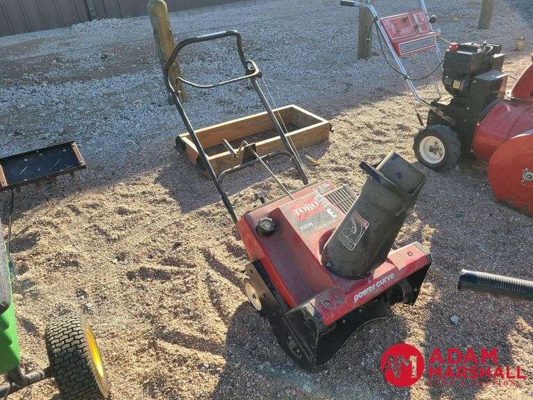 Toro CCR 2000E Snow Blower - Gasoline - Adam Marshall Land & Auction, LLC