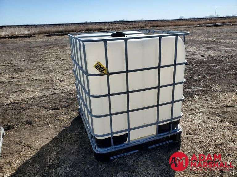 Bulk Poly Chemical Tote - Adam Marshall Land & Auction, LLC