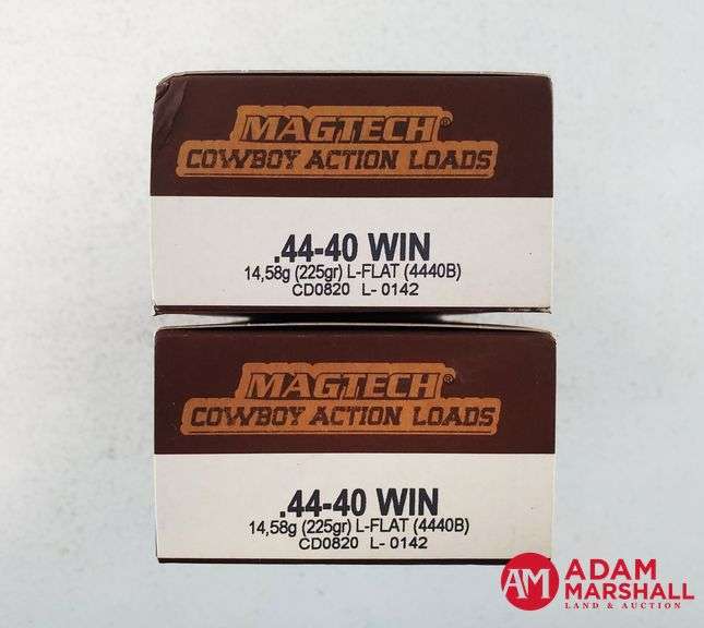 Magtech Cowboy Action Loads 44-40 Win - 225 Gr L-Flat (2 X 50 ...