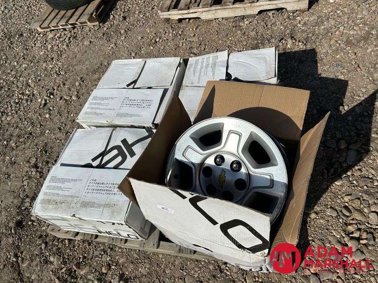 (4) Chevy 6 Bolt Wheels - Adam Marshall Land & Auction, LLC