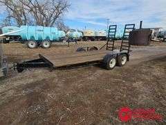 Shop Built Flatbed Trailer - 15FT - Adam Marshall Land & Auction, LLC