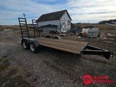 Shop Built Flatbed Trailer - 15FT - Adam Marshall Land & Auction, LLC
