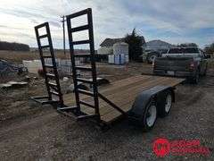 Shop Built Flatbed Trailer - 15FT - Adam Marshall Land & Auction, LLC