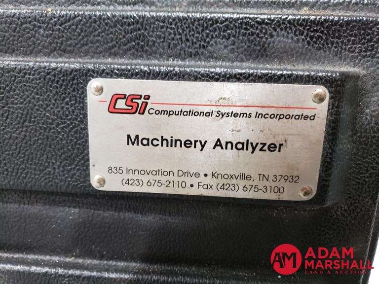 CSI Machinery Analyzer Model 2120. Includes All Contents & Hard Case ...