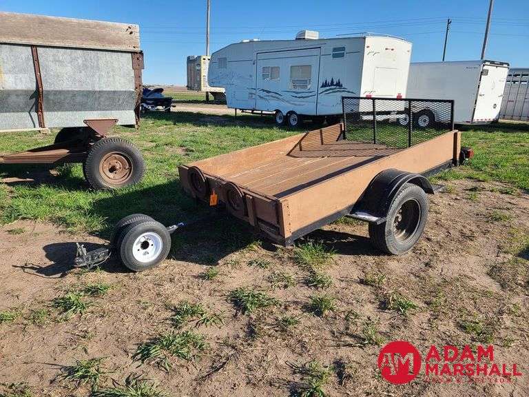 Shop Built Utility Trailer - 5x8FT - Adam Marshall Land & Auction, LLC