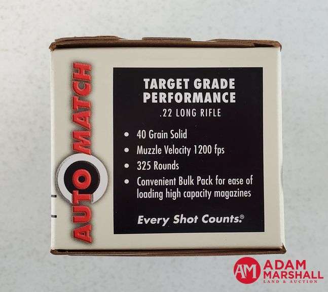 Federal Target Grade AutoMatch 22 LR - 40 Gr Solid (1 X 325 ...