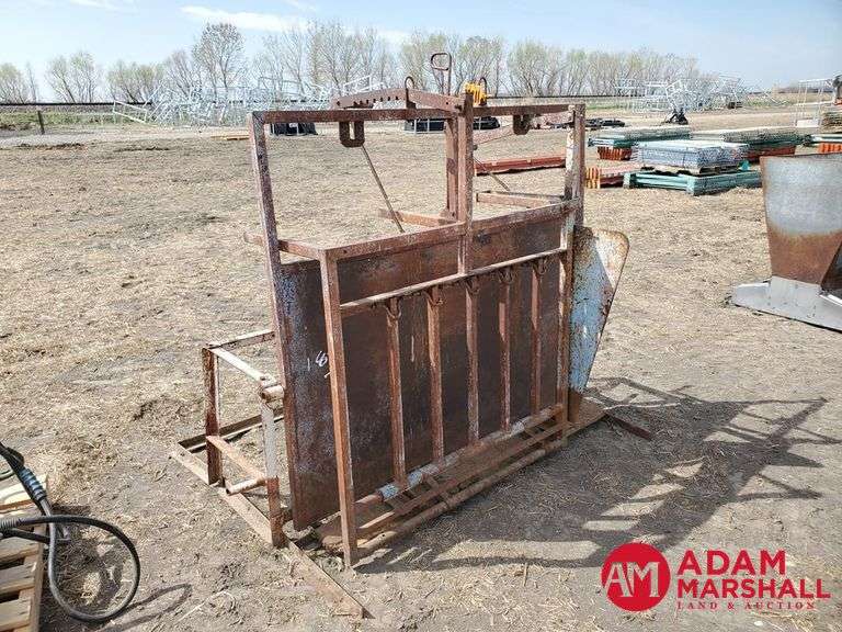Manual Calf Tilt Table - Adam Marshall Land & Auction, LLC
