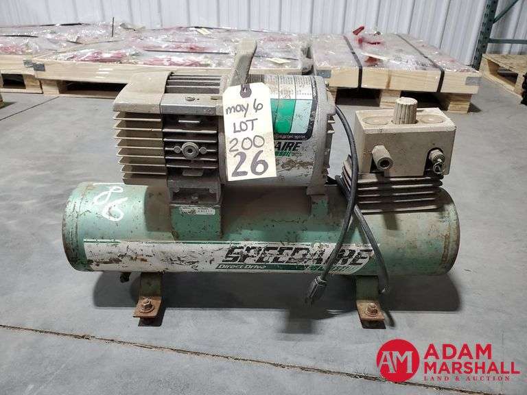 Speedaire Direct Drive Portable Air Compressor - Adam Marshall Land ...