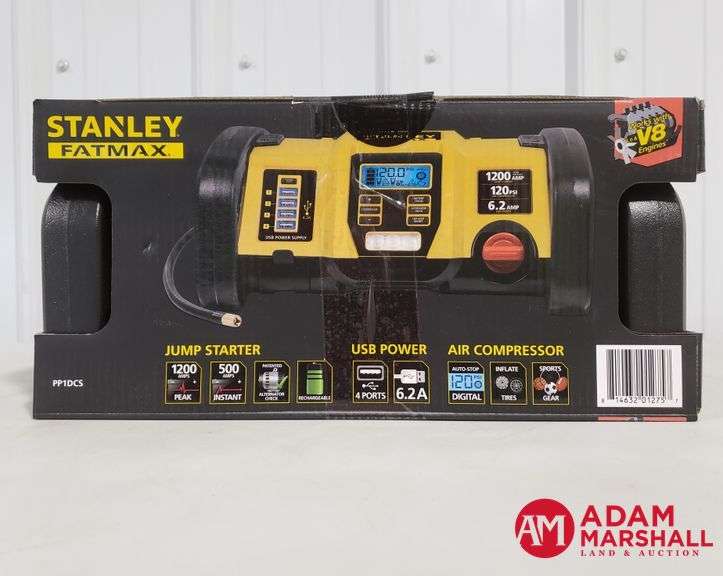 Stanley Fatmax PP1DCS Jump Starter/USB Power/Air Compressor. NIB - Adam ...