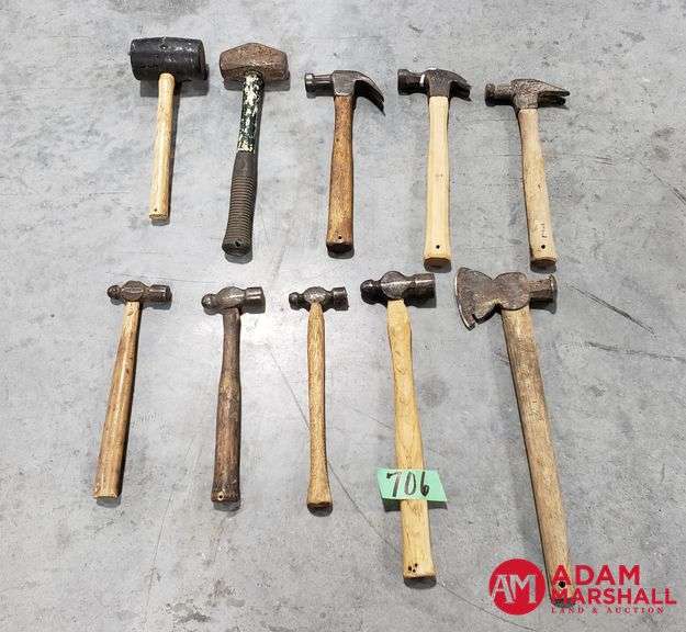 (10) Assorted Hammers/Sledge - Adam Marshall Land & Auction, LLC
