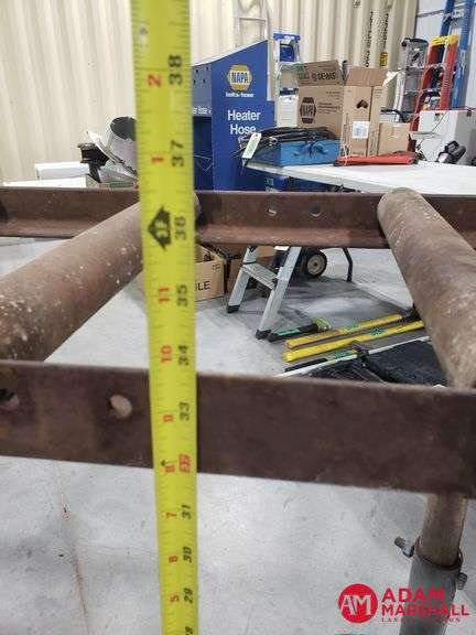 Adjustable Height Roller Stand - Adam Marshall Land & Auction, LLC