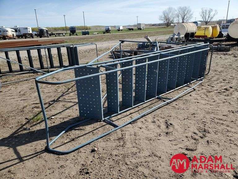Gillis Steel Rolling Ladder - 10 FT - Adam Marshall Land & Auction, LLC