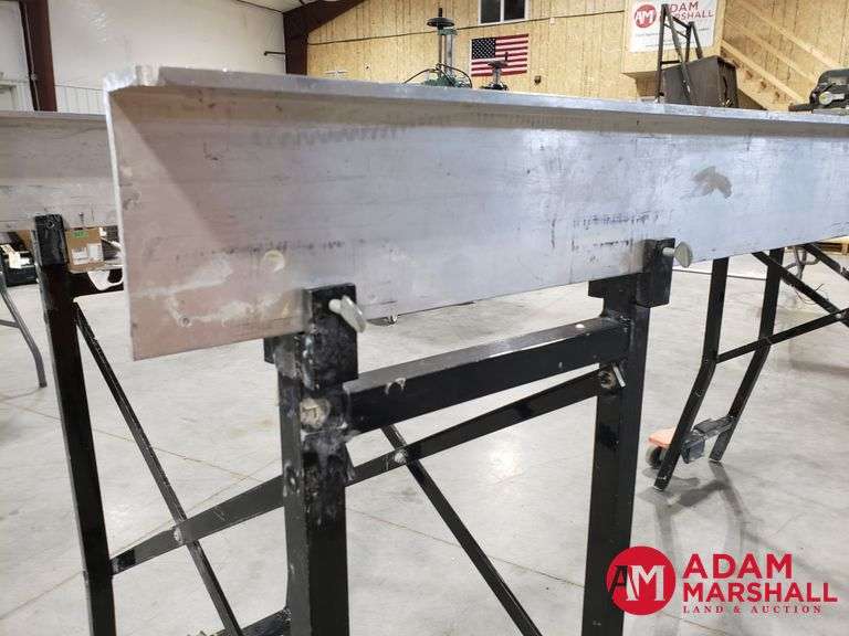 Assembled 6' Pinske Workstation Power Stands with Locking Wheels - Adam ...