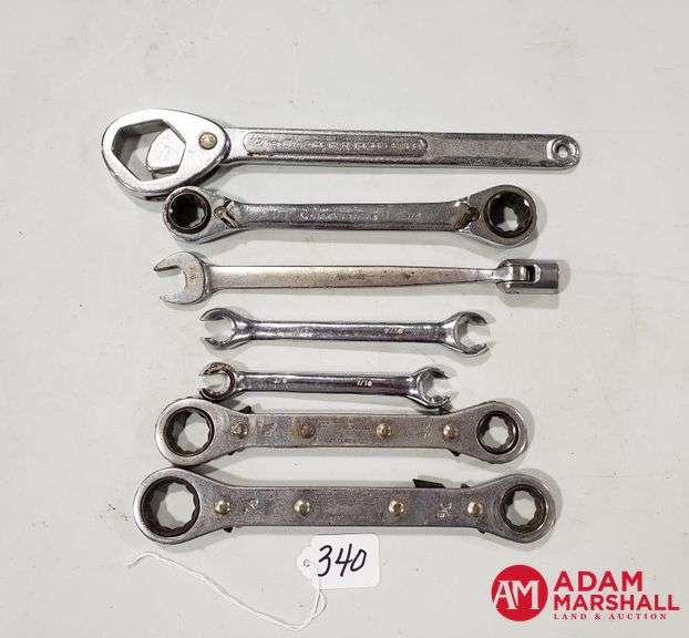 7pc Ratchet and Wrench Assortment. Central Forge, Snap-On and More ...