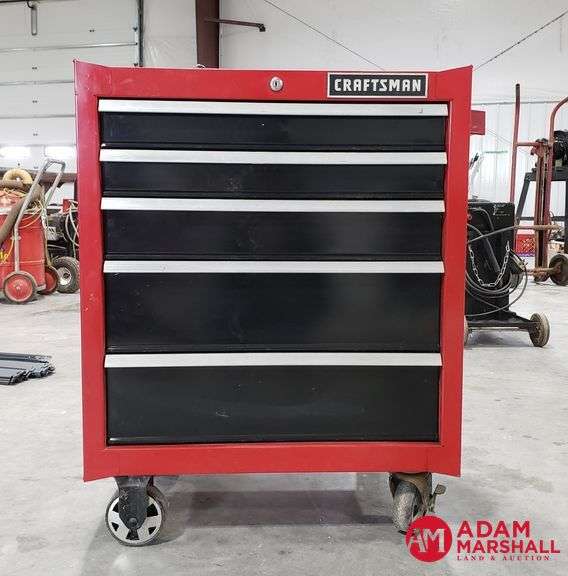 Craftsman 5 Drawer Rolling Tool Chest with Keys - Adam Marshall Land ...