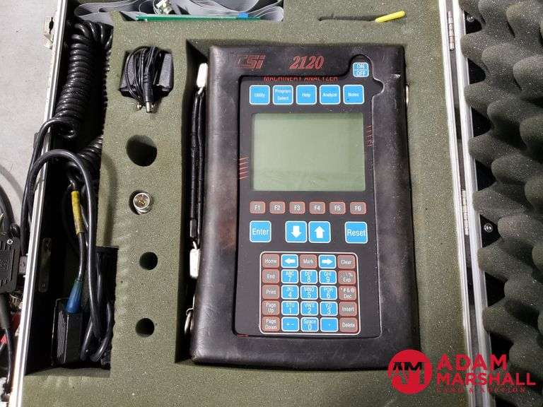 CSI Machinery Analyzer Model 2120. Includes All Contents & Hard Case ...