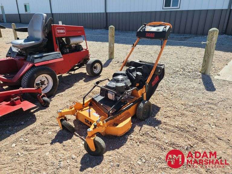 SCAG SFC30 Self Propelled Finish Mower - Gasoline - Adam Marshall Land ...