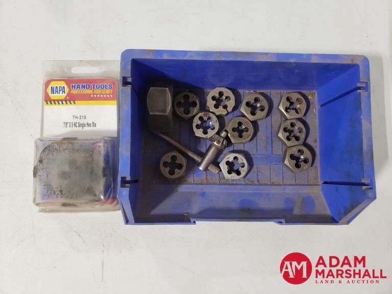 Blue Point TD2400 Tap and Die Set in Wood Box, Additional Taps & Dies ...