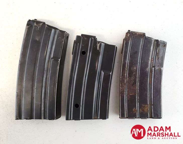 (3) Ruger Mini-14 223 Rem/5.56 NATO Magazines - 20 Rd - FirearmAuction ...
