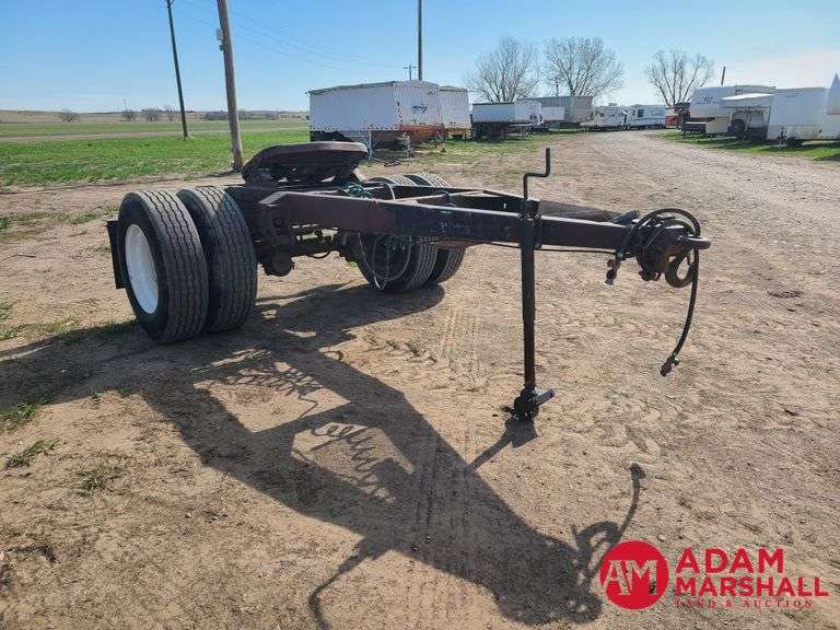 Alloy Fixed Single Axle Dolly Trailer - Adam Marshall Land & Auction, LLC