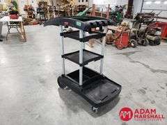 Rubermaid Rolling Commercial Janitor Car - Adam Marshall Land & Auction ...